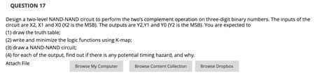 Solved QUESTION Design A Two Level NAND NAND Circuit To Chegg