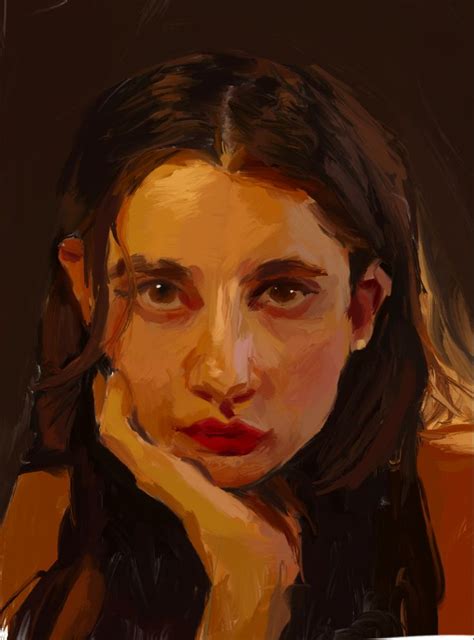 Procreate Portrait Portraiture Painting Portrait Painting Oil
