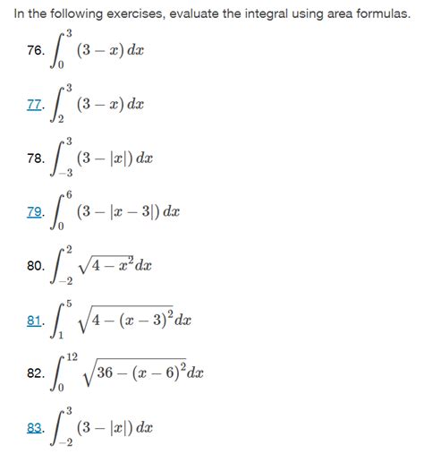 Solved In The Following Exercises Evaluate The Integral Chegg Com