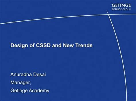 Cssd Pptx Healthcare Industry Industries