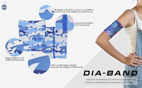 Dia Band Armband For Cgm Freestyle Libre Medtronic Dexcom Or Omnipod Comfortable And