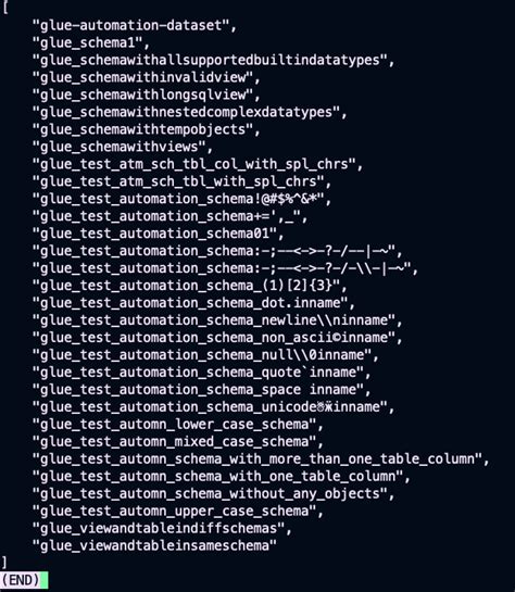 Trying To Get List Of Databases From Aws Glue Using Aws Glue Sdk For Java 1x With Limited