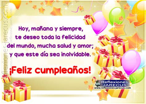 Te deseo toda la felicidad del mundo feliz cumpleaños