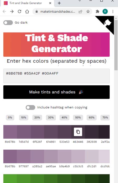 10 Best Free Online Color Shade Generator Websites
