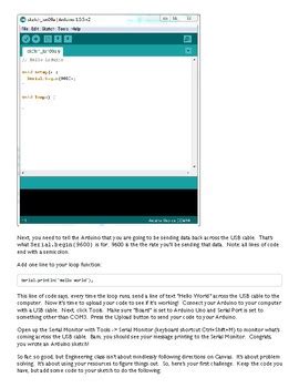 Lesson Hello Arduino By Shields Lab Engineering TPT