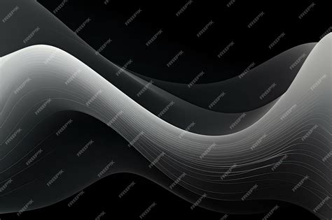 Premium Photo Minimalistic Grayscale Gradient With Subtle Curved Lines