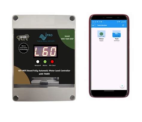 Wifi Based Android App Based Water Level Controller With Timer Local