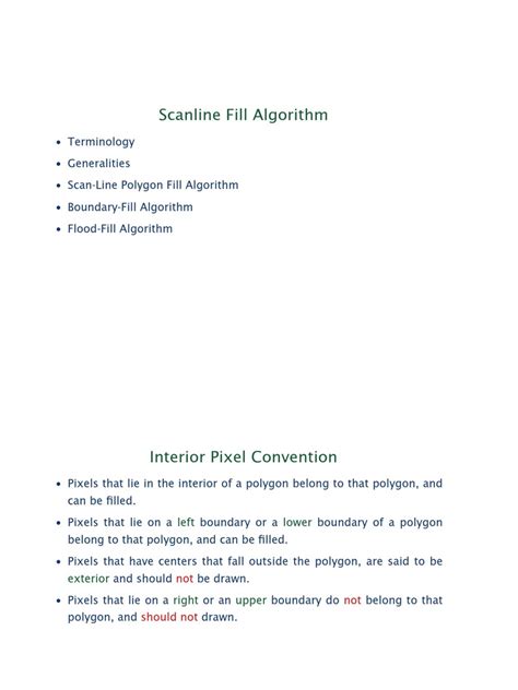 Scan Line Fill Pdf Computer Programming Areas Of Computer Science