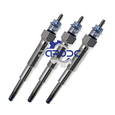 3 Pcs Glow Plug For Isuzu 3ka1 3kb1 3kc1 3aa1 3ab1 3ad1 3ae1 3af1 3ag1