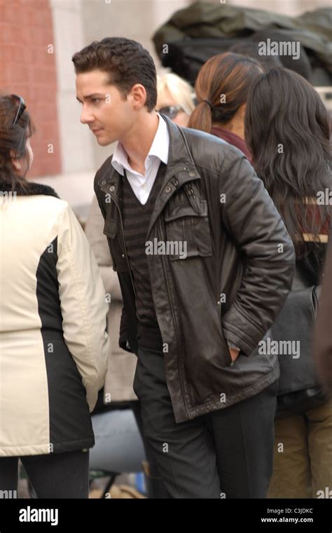 Shia Labeouf On The Set Of His New Movie Wall Street 2 Money Never
