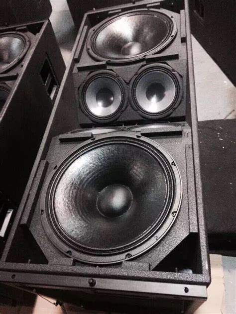 vt4889 3 way dual 15 high performance power audio speaker linear system buy vertec vt4889