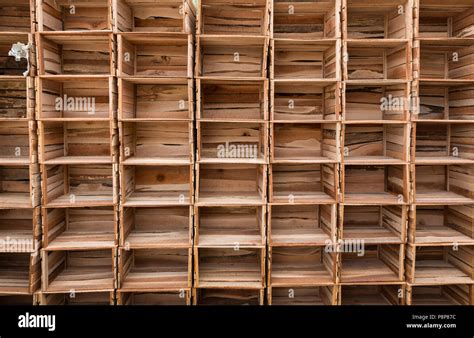 Stacked Wooden Crates Hi Res Stock Photography And Images Alamy