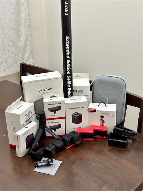 Insta360 ONE R 1 Inch Edition Twin Edition 4K And 360 Mods With Additional Accessories Trio