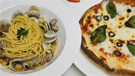 이탈리아 조리 실습봉골레 파스타and피자and판나 코타 Youtube