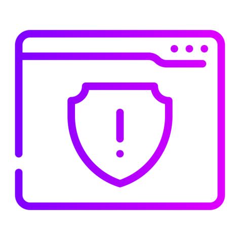 Threat Generic Gradient Outline Icon