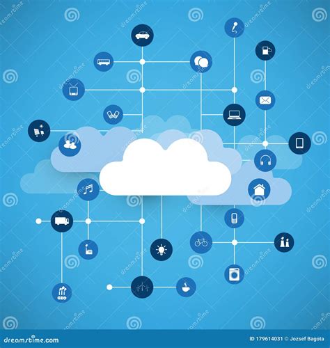Cloud Computing And Networks Concept Design Vector Illustration Stock Vector Illustration Of