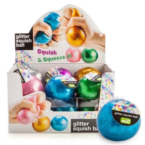 Buy Glitter Squish Ball Toy Sanity