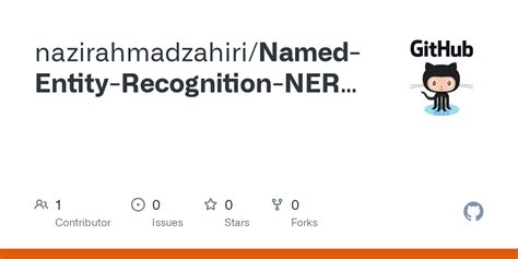 GitHub Nazirahmadzahiri Named Entity Recognition NER With Machine Learning
