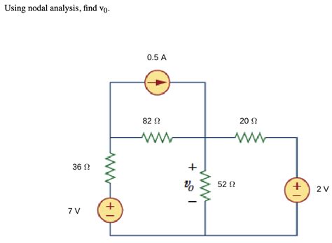 Solved Using Nodal Analysis Find V0
