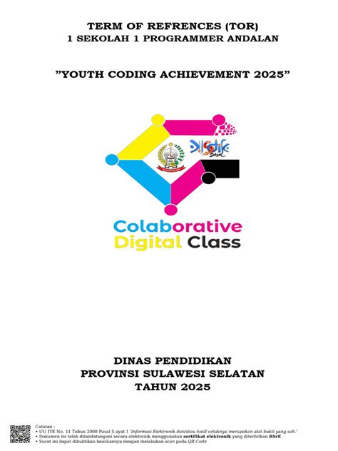 Tor Youth Coding 2025 Sul Sel Pdf