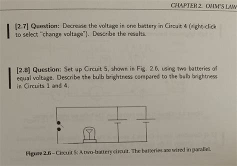 solved [2 2] question set up circuit 1 shown in fig 2 2