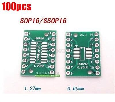 Pcs SOP SSOP TSSOP To DIP MM Adapter Pcb Boar Ob EBay