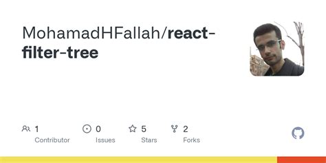 Github Mohamadhfallah React Filter Tree