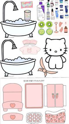 Hello Kitty Papercraft Templates