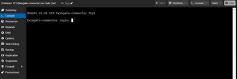 How To Deploy A Connector In A Proxmox Container Docs Twingate