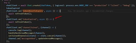 [bug] tokenexpired event is not defined in chat client · issue 242