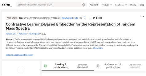 Contrastive Learning Based Embedder For The Representation Of Tandem