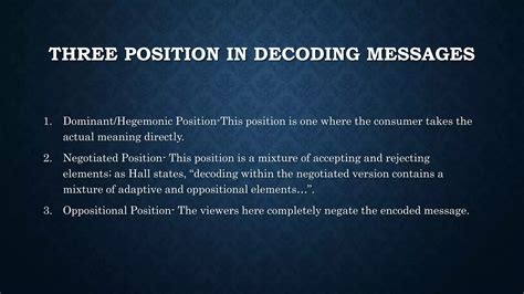 Encoding And Decoding By Hallpptx