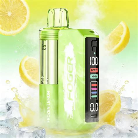 Buy Foger Frozen Lemon Flavor Fogger Icy Citrus Vape Review