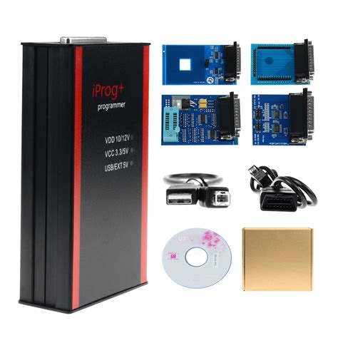 V84 Iprog Pro Programmer With Probes Adapters For In Circuit Ecu