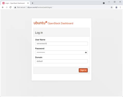 Ubuntu 20 04 Lts Openstack Xena Configure Horizon Server World
