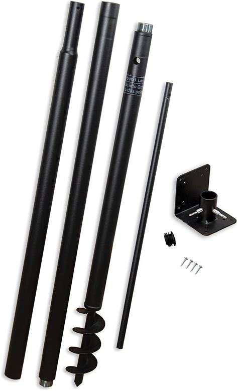 Universal Mounting Pole Kit Great For Post Mounted Bird Houses And