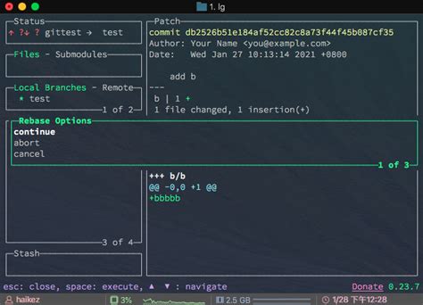 Lazygit基操 倪矗的blog