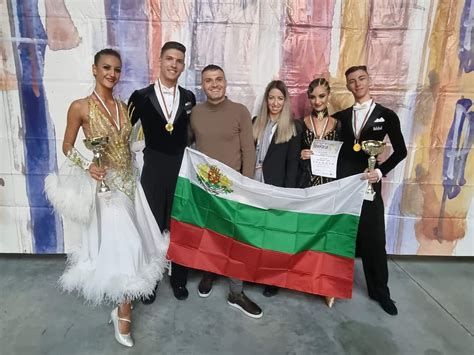 Двойки на Клуб по спортни танци „Поморие“ донесоха златни медали от международни турнири