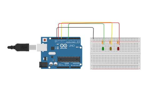 Circuit Design Leds Tinkercad