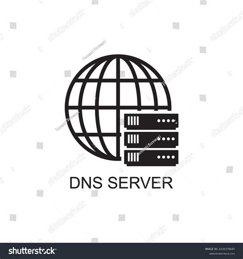Dns Server Icon Communication Icon Stock Vector Royalty Free 2220378645 Shutterstock