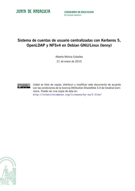 pdf de programación sistema de cuentas de usuario centralizadas con