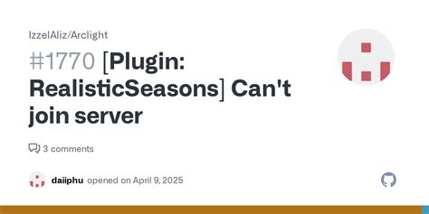 [plugin realisticseasons] can t join server · issue 1770 · izzelaliz