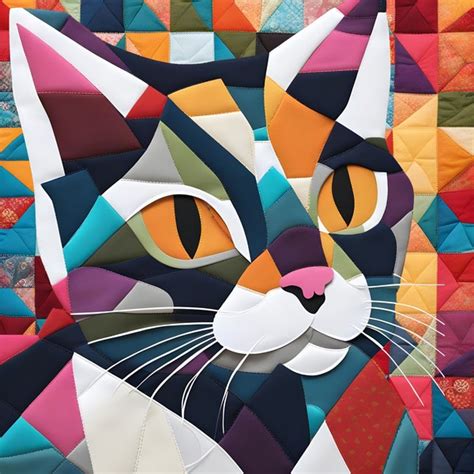 Cat Quilt Block Etsy