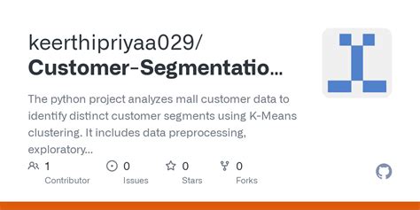 Github Keerthipriyaa029customer Segmentation Using K Means