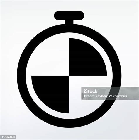 Timer Seconds Countdown Timer Icon Set Time Interval Icons Stopwatch