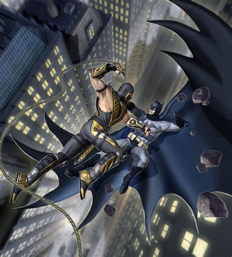 Scorpion Vs Batman For Mortal Kombat Vs Dc Universe Game Mortal Kombat