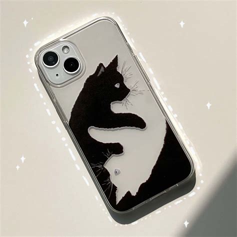 신상할인💕[젤리]음양묘 핸드폰케이스 Z플립5 아이폰15 S24 A31 A32 A33 A25 A35 전기종 고양이 젤리케이스 갤럭시 에이블리 에이블리