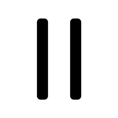 Pause Outline Vector Svg Icon Svg Repo