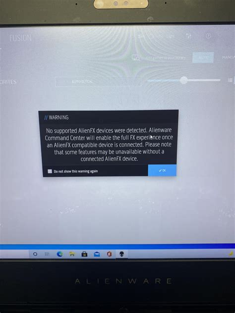 command center keeps giving me the error r alienwaretechsupport