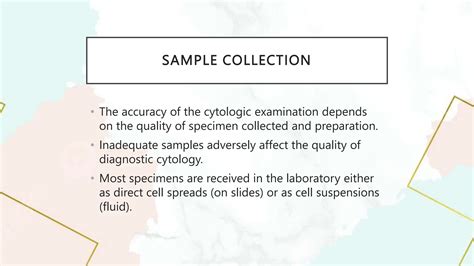 Cytology Sample Collection Introduction To Cytology Pptx